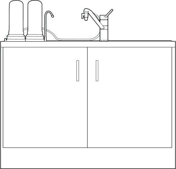 Twin Counter Top Water Filter: Clean and Fresh Drinking Water - Filpure ...